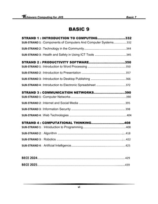 Achievers Computing for Junior High school | PDF