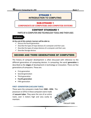 Achievers Computing for Junior High school | PDF