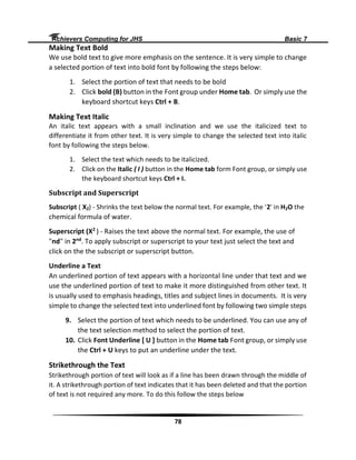 Achievers Computing for Junior High school | PDF