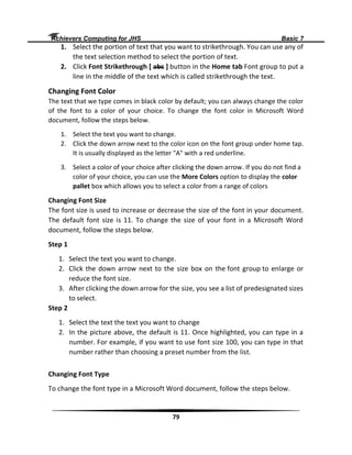 Achievers Computing for Junior High school | PDF
