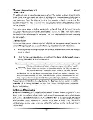 Achievers Computing for Junior High school | PDF