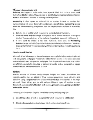Achievers Computing for Junior High school | PDF