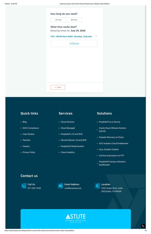Achieve Success with Oracle Cloud Infrastructure’s Modern Data Platform | PDF