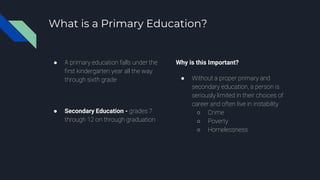 Achieve universal primary education | PPTX