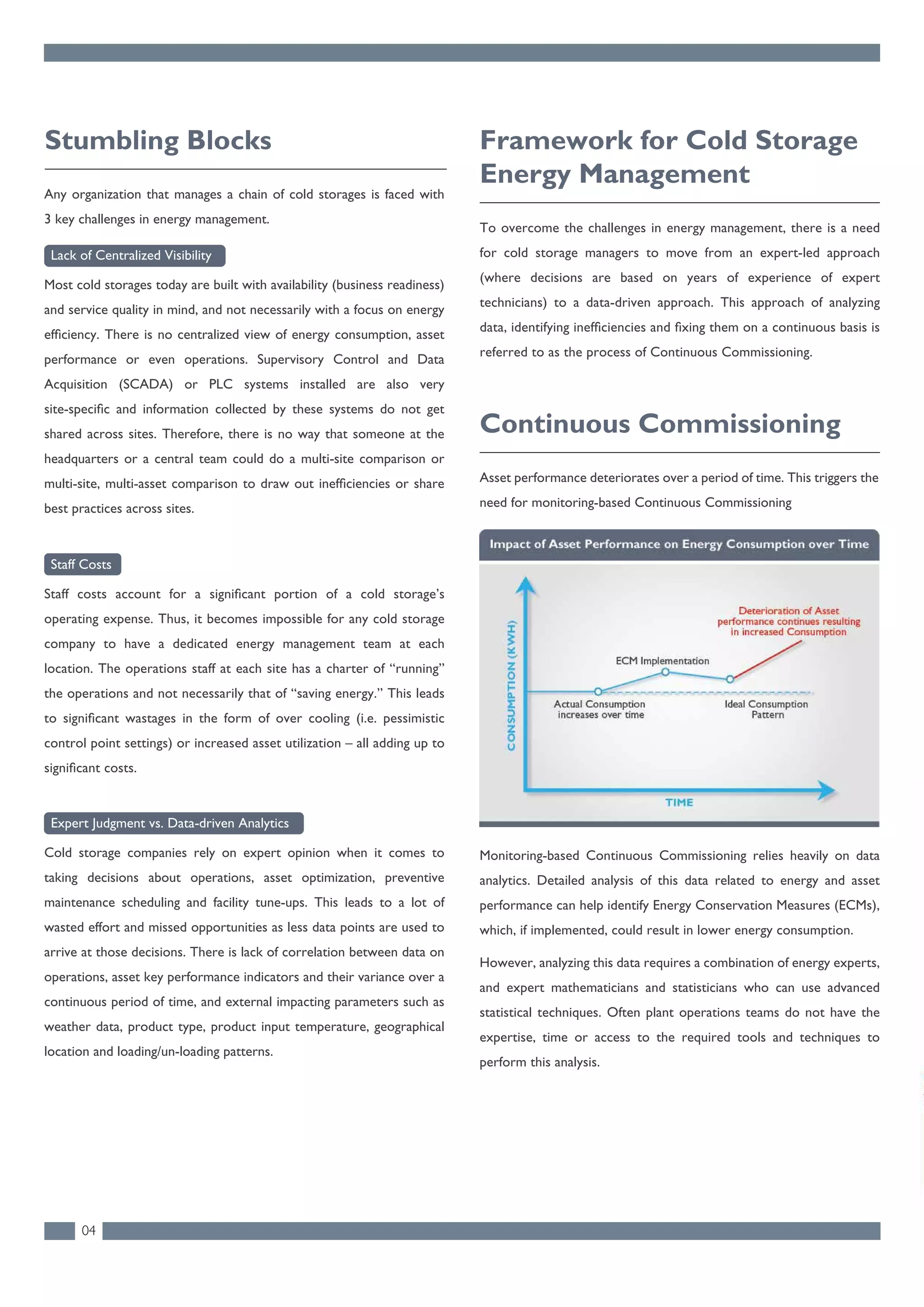 Achieving Energy Efficiencies in Cold Storages | PDF