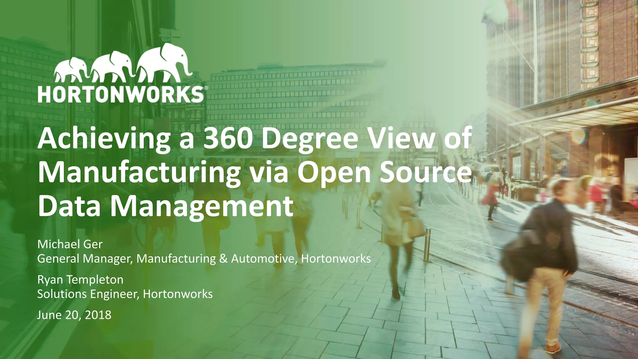 Achieving a 360 degree view of manufacturing | PPTX
