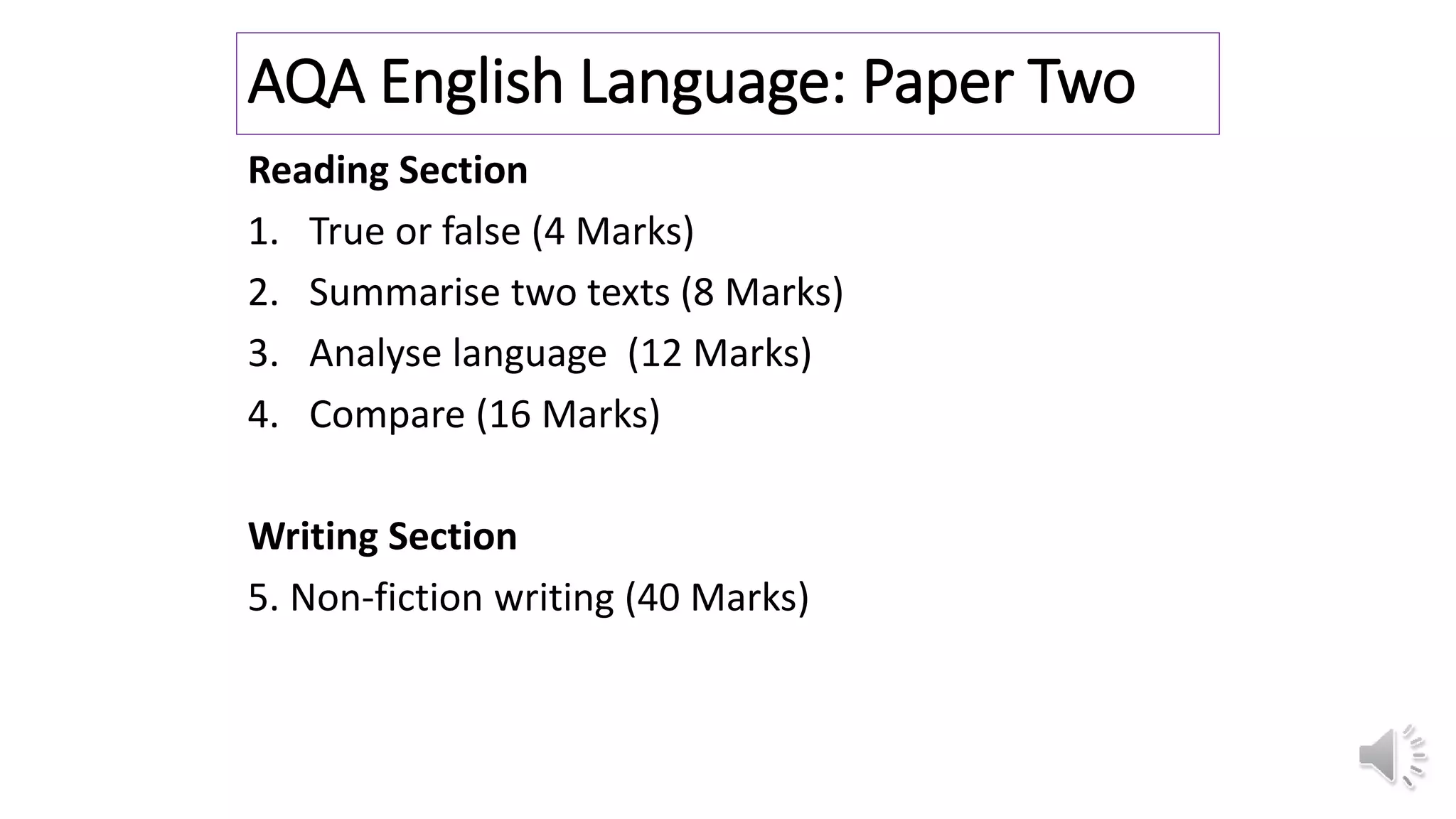 Achieving a grade 4+ in English | PPTX