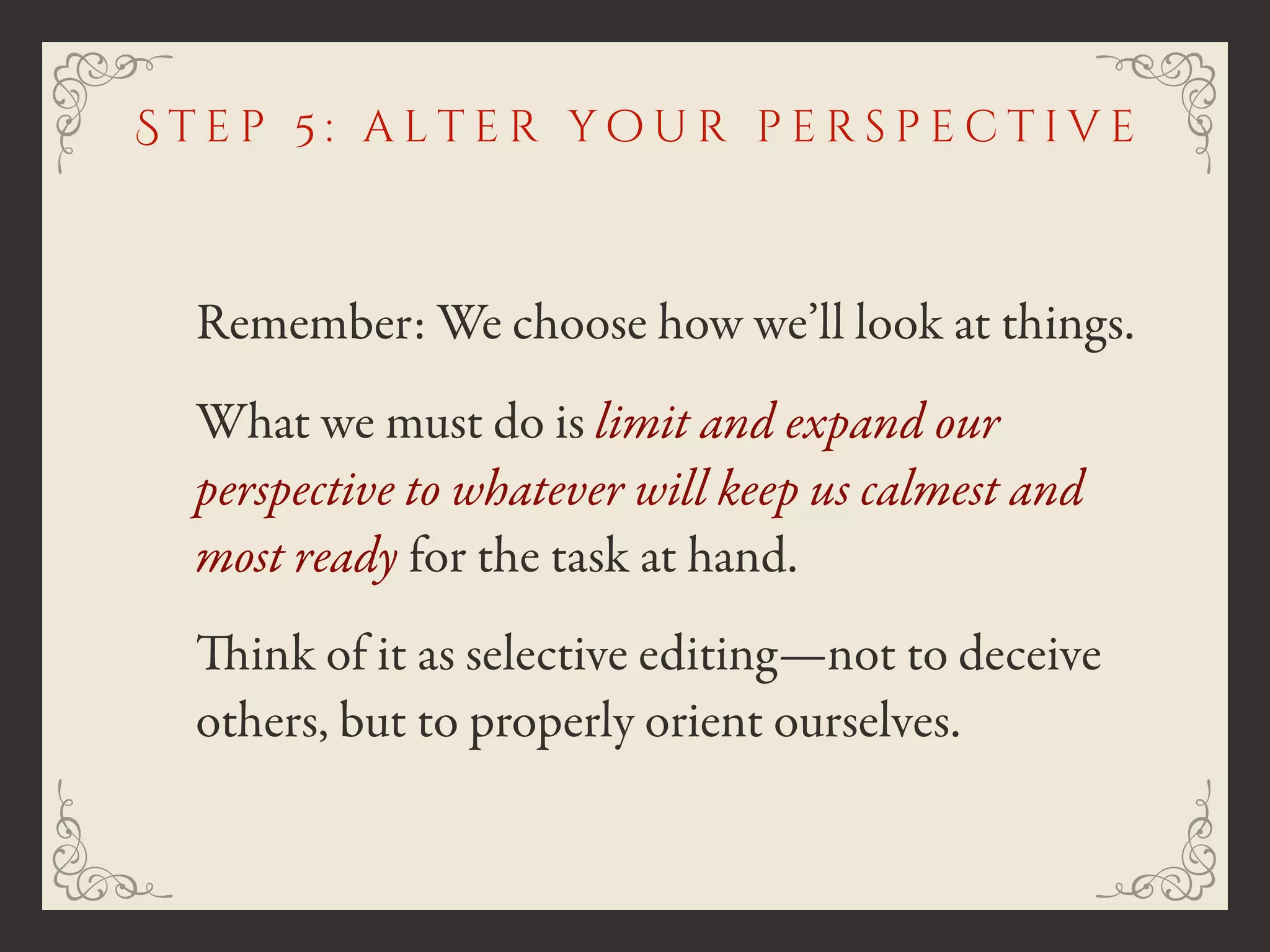 Achieving Apatheia — 7 Steps To Controlling Your Perceptions Like A ...
