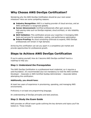 Achieving AWS DevOps Certification_ A Complete Guide.pptx