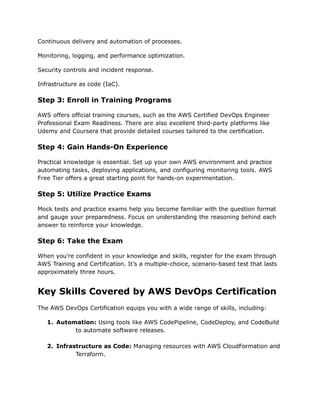Achieving AWS DevOps Certification_ A Complete Guide.pptx