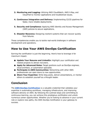 Achieving AWS DevOps Certification_ A Complete Guide.pptx