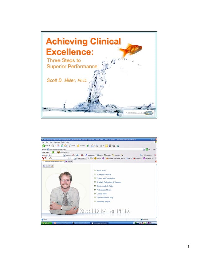 Achieving Clinical Excellence Handouts | PDF