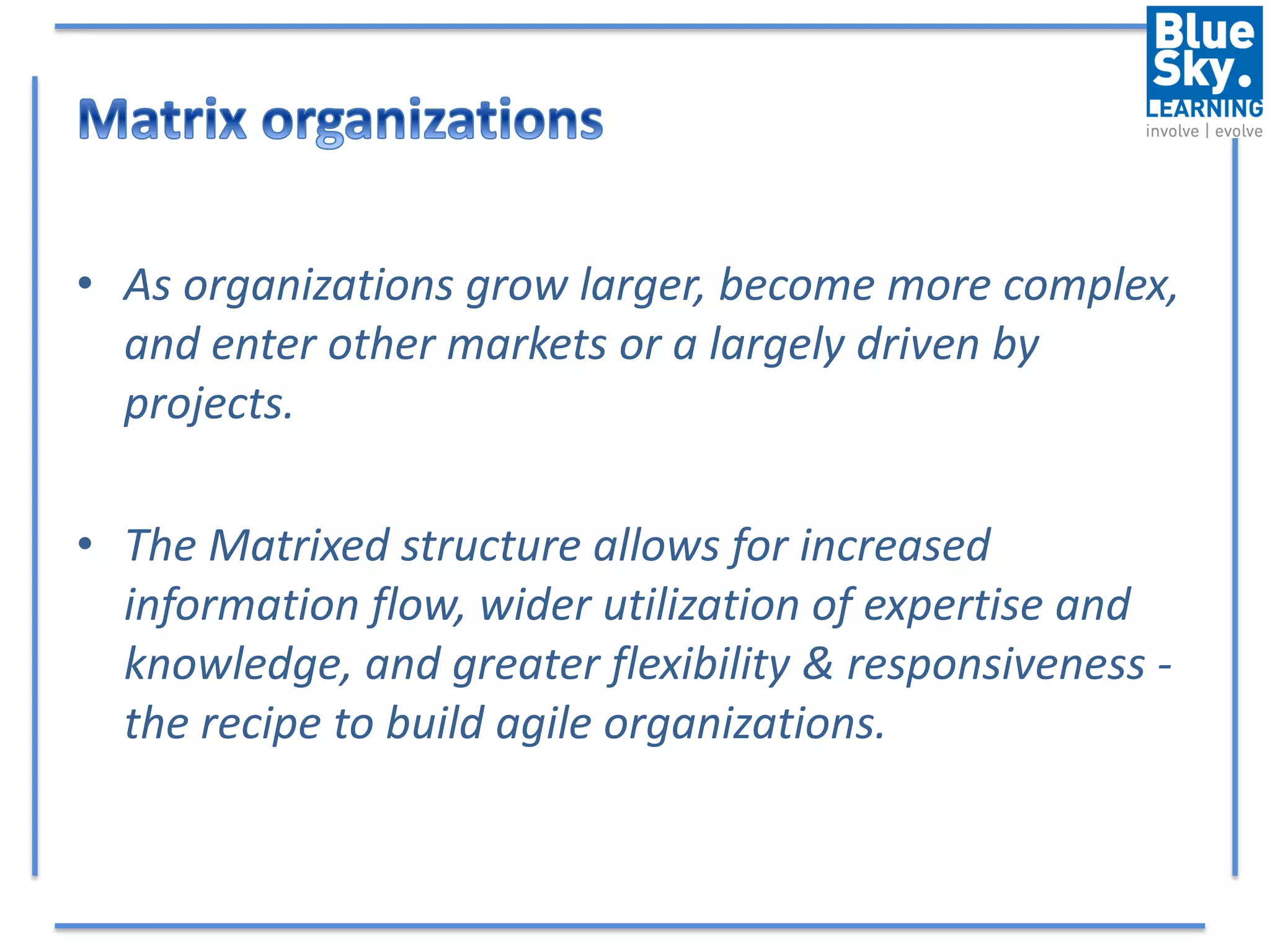 Achieving Collaboration in Matrixed Organizations | PPT