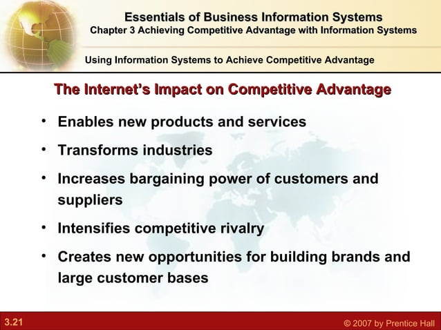 Achieving competitive advantage with information systems | PPT Achieving competitive advantage with information systems | PPT