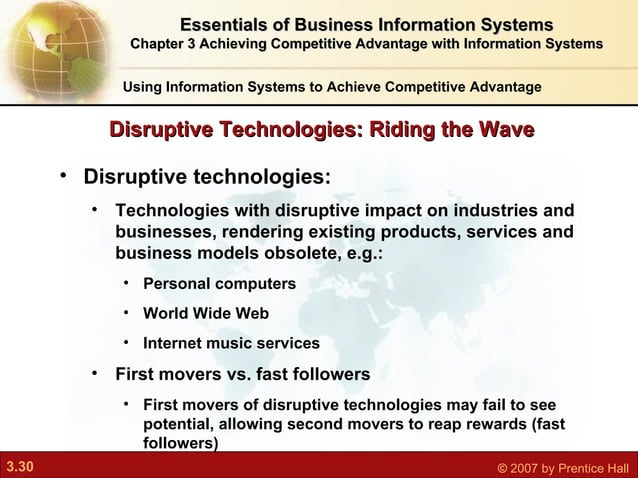 Achieving competitive advantage with information systems | PPT Achieving competitive advantage with information systems | PPT