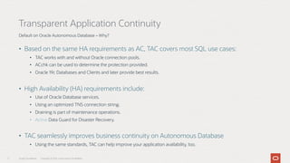 Achieving Continuous Availability for Your Applications with Oracle MAA ...