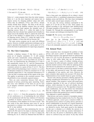 Achieving data privacy through secrecy views and null based virtual ...