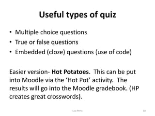Achieving differentiation through moodle | PPT