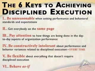 Achieving Disciplined Execution | PDF | Business Expos & Conferences ...