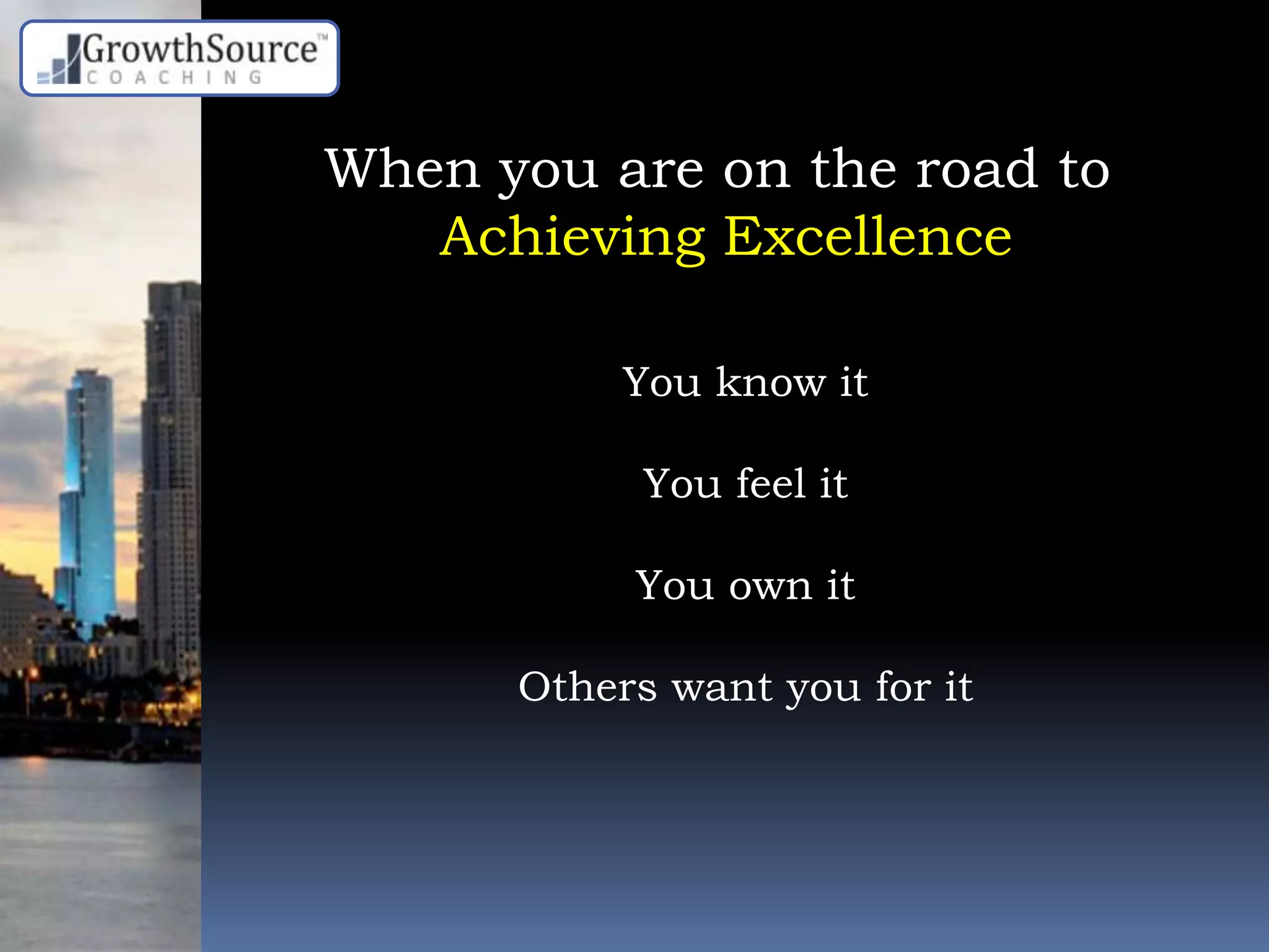 How to Achieve Excellence | PPSX