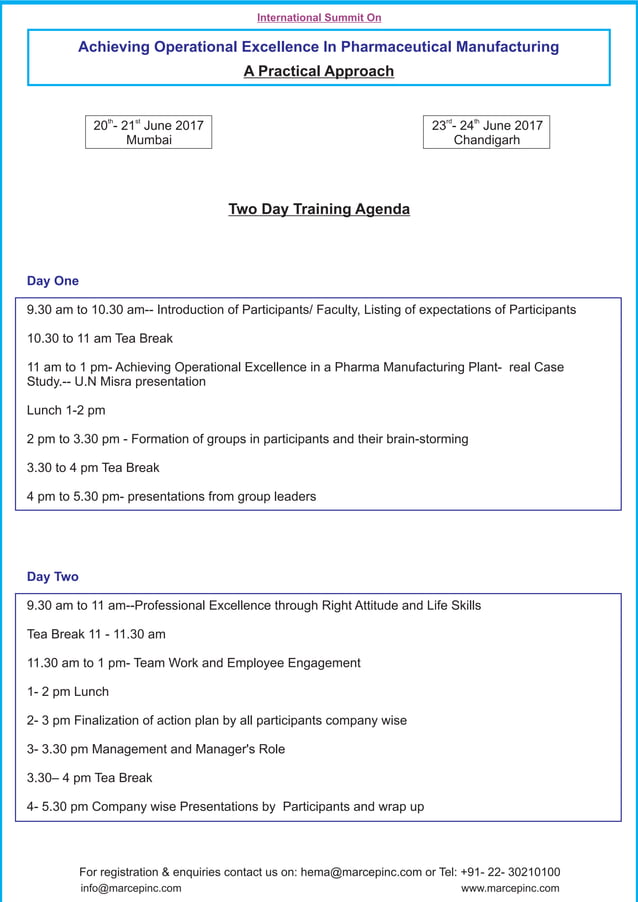 Achieving Operational Excellence in Pharma Manufacturing Plants | PDF