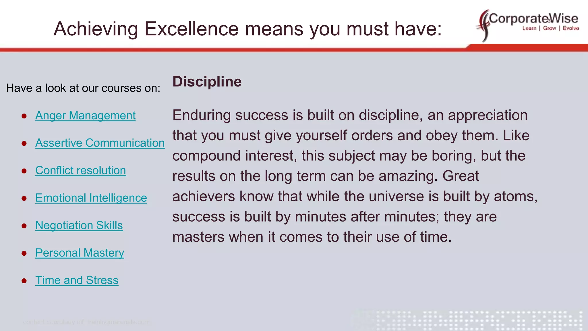Achieving excellence through positive thinking | PPT