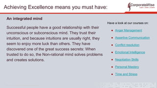 Achieving excellence through positive thinking | PPT