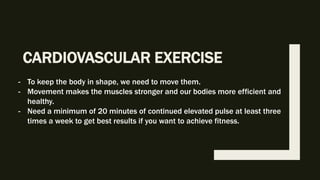 Achieving fitness through exercise | PPT