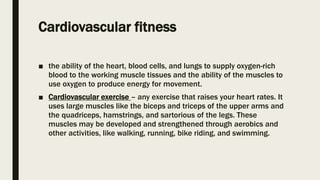 Achieving fitness through exercise | PPT