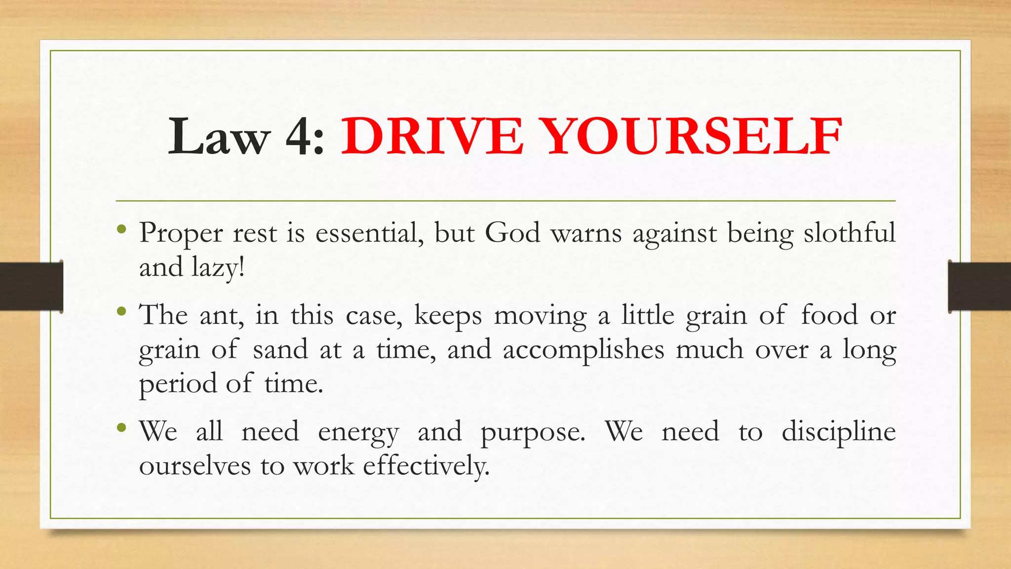 Achieving Godly Success (Biblically Based and Christian Framework) | PPTX