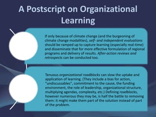 Achieving Impact Through Knowledge Management and Communication in the ...