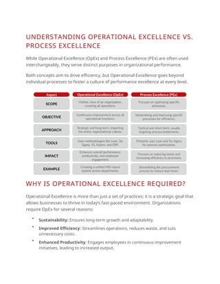 ACHIEVING OPERATIONAL EXCELLENCE WITH TAILORED CONSULTING FROM 4C ...
