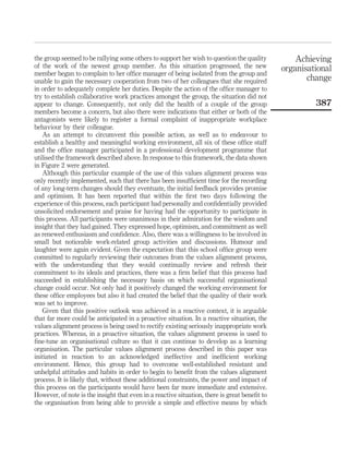 Achieving Organisational Change through Values Alignment | PDF