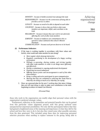 Achieving Organisational Change through Values Alignment | PDF