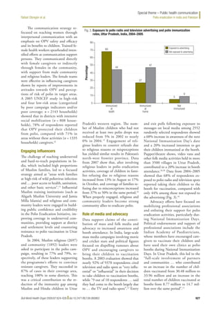 Achieving polio eradication a review of helth communication evidence and lessons learned in ...