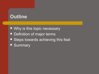 Achieving profit goals and strategies | PPT