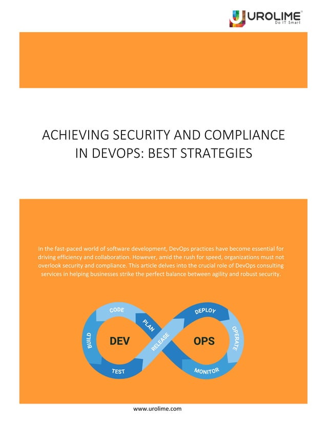 Achieving Security and Compliance in DevOps Best Strategies.pdf | Web Development | Internet