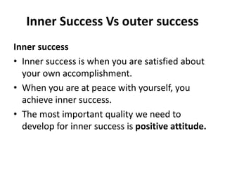 Achieving sustainable success | PPTX