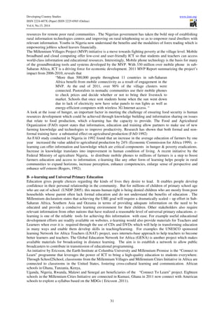 Achieving the millennium development goals in africa | PDF