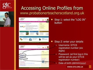 Achieving The Standard for Full Registration: from student to ...
