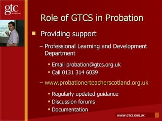 Achieving The Standard for Full Registration: from student to ...