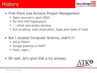 Achievo ATK - A Business Framework (DPC 2007) | PPT