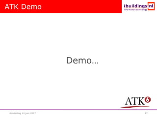 Achievo ATK - A Business Framework (DPC 2007) | PPT