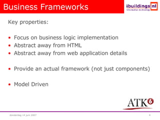 Achievo ATK - A Business Framework (DPC 2007) | PPT