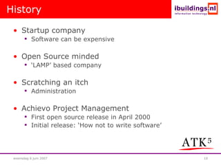 Achievo ATK, an Open Source project | PDF