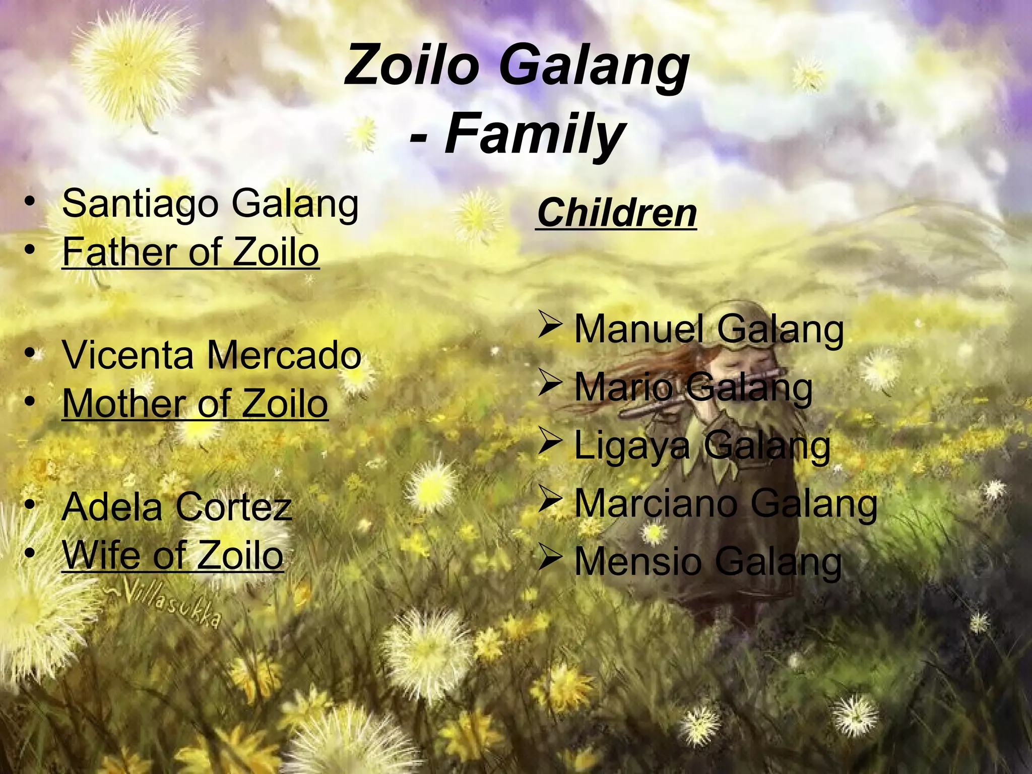 A child of sorrow by zoilo galang | PPT