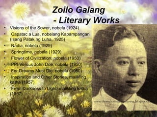 A child of sorrow by zoilo galang | PPT