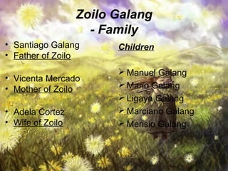 A child of sorrow by zoilo galang | PPT