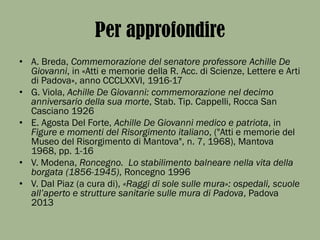 Achille De Giovanni 1838-1916 | PPT