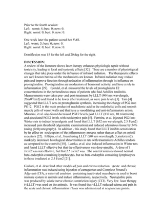 Achilles Tendinitis Case Study—AvicennaLaser.com | Physical Therapy ...